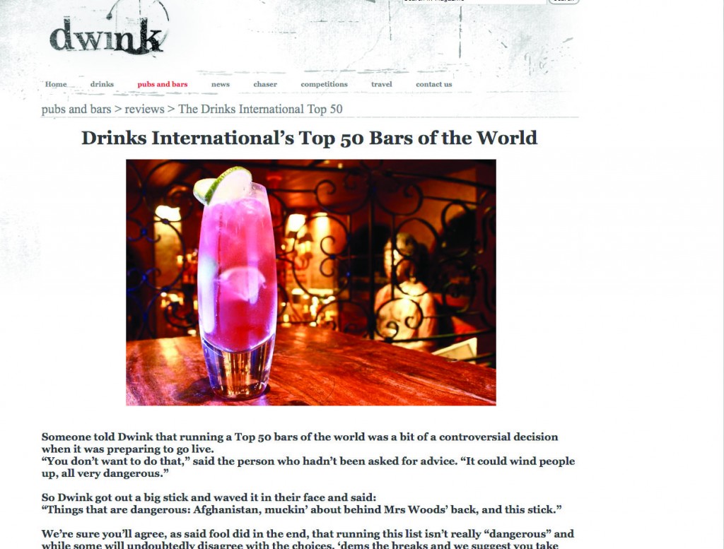 WEBWATCH: Dwink.com - australianbartender.com.au