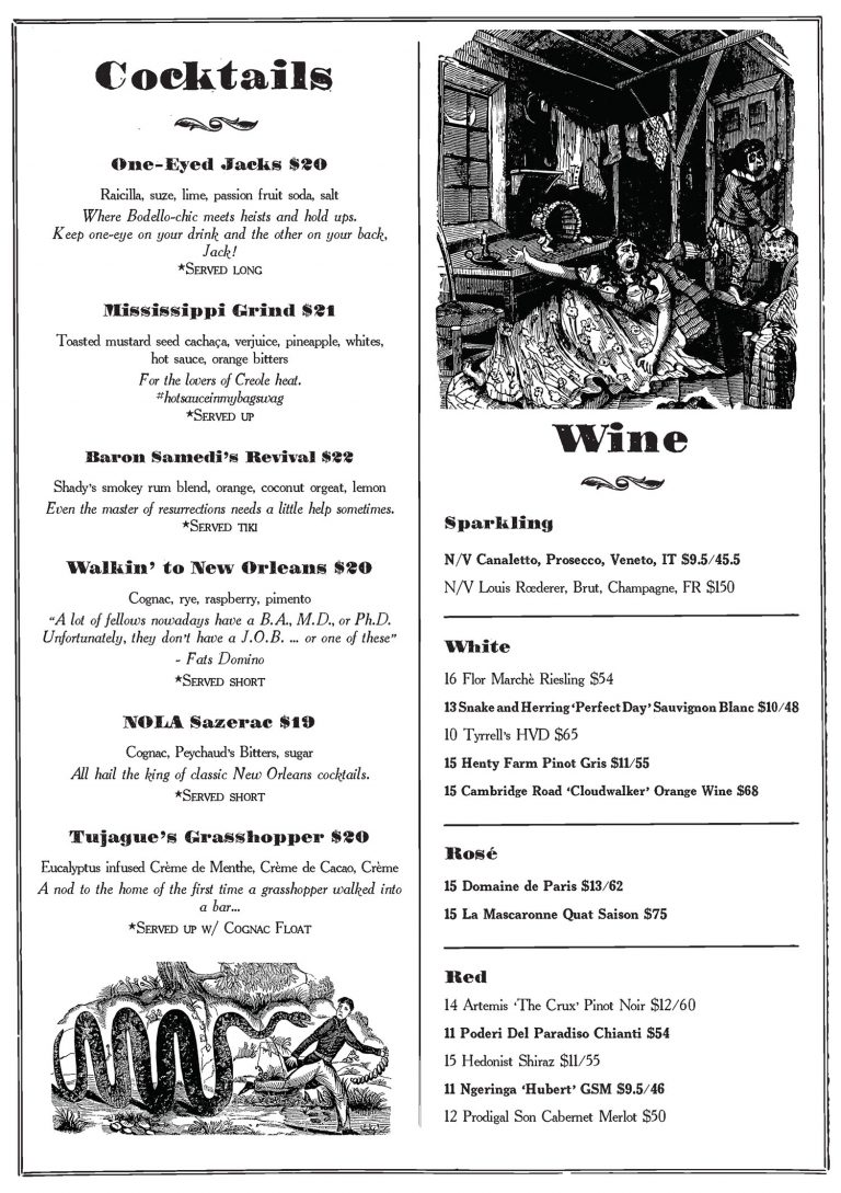 New year, new cocktail menu inspiration: the Shady Pines Saloon drinks ...