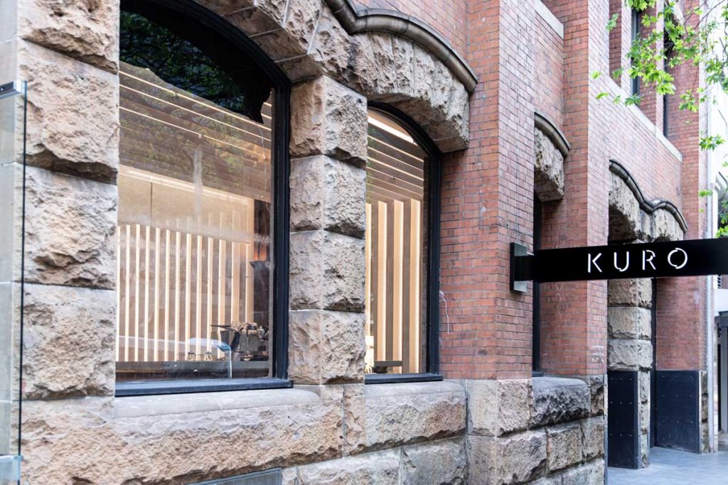 Take a look inside the Japanese-inspired Kuro Bar, which opens today ...